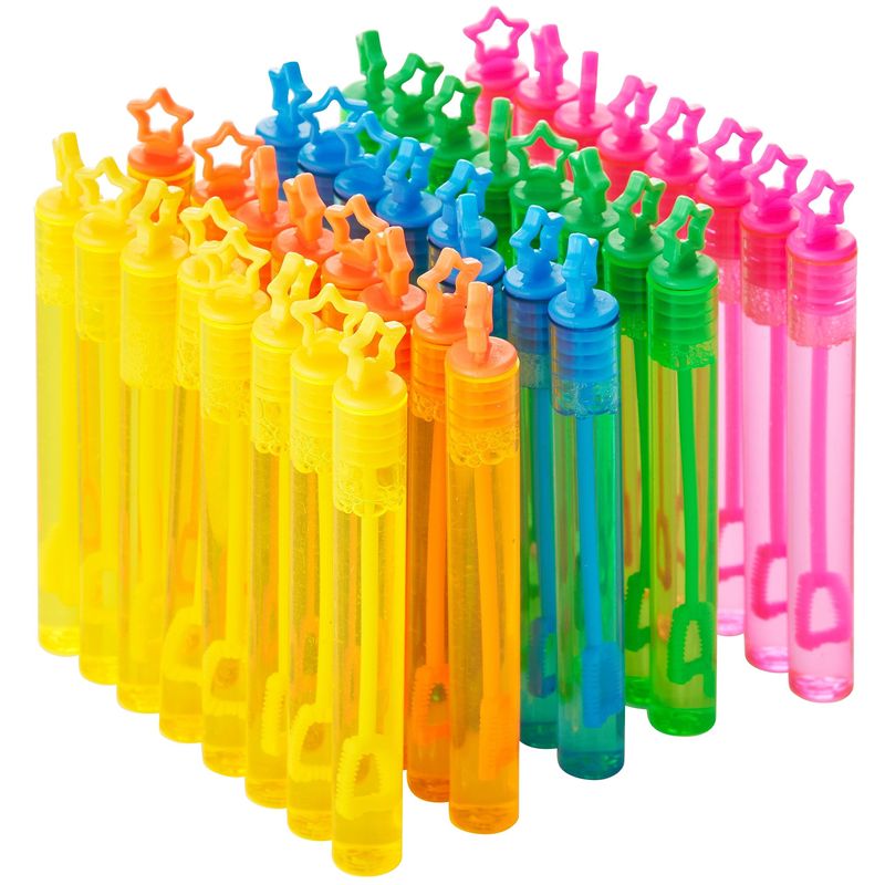 THE TWIDDLERS 80 Mini Bubbles for Kids Party Bags, Bubble Maker Star ...
