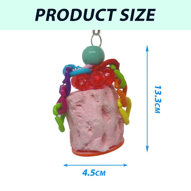 NIIIYTYB Bird Beak Grinding Stone for Parakeets Calcium Trimming Toys ...