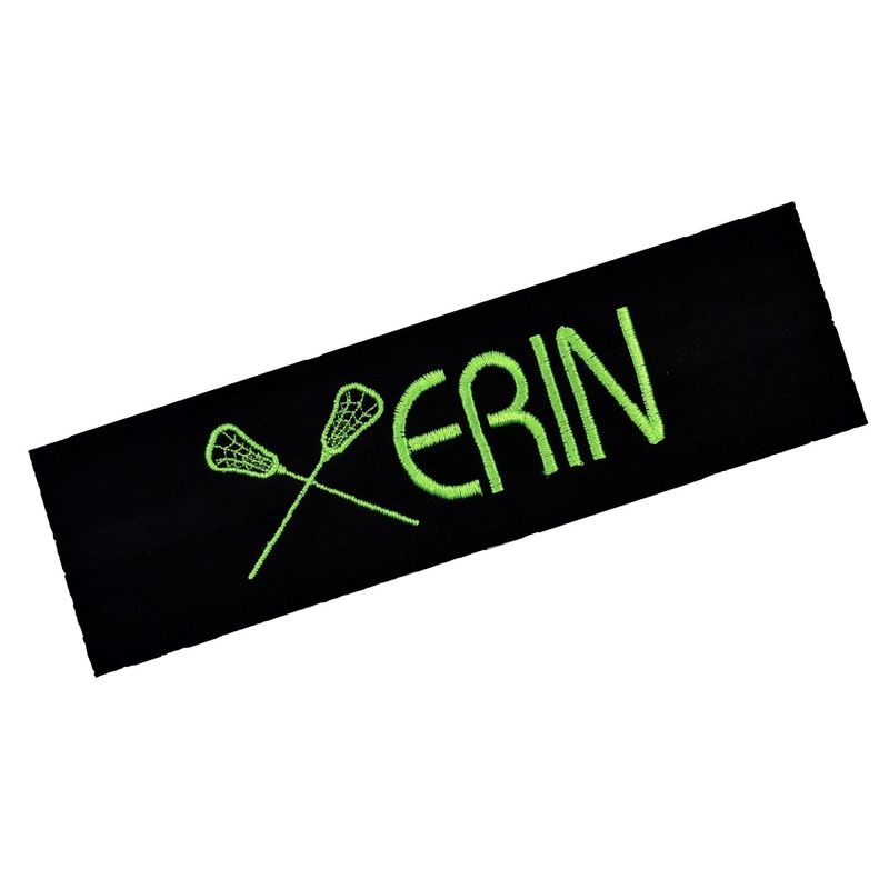 Funny Girl Designs Lacrosse Headband Personalized with Your Custom ...