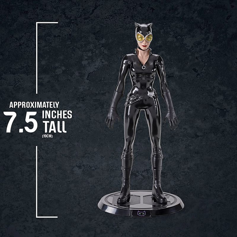 The Noble Collection DC Bendyfigs Catwoman (Comic) - 7.5in (19cm) Noble ...