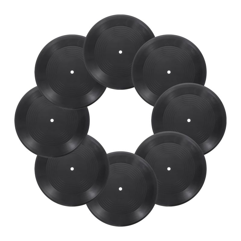 sourcing map 8Pcs Blank Vinyl Records 10 Inch Fake Record Vintage ...