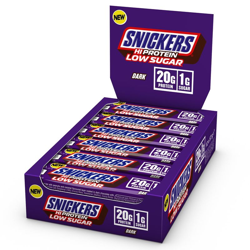 Snickers - HI Protein Bars | Low Sugar Bars, Only 1g of Sugar per bar ...