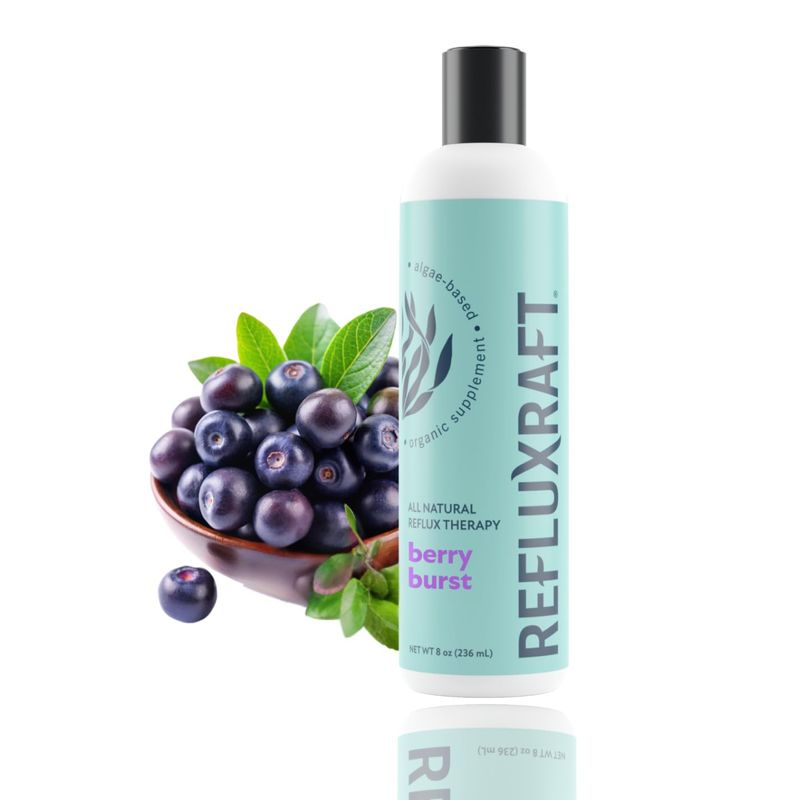 RefluxRaft Acid Reflux Therapy with Organic Alginate, Rapid & Long Lasting Gerd, LPR & Digestion ...