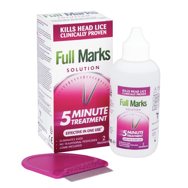 Full Marks Solution Head Lice Treatment 100ml - EveryMarket