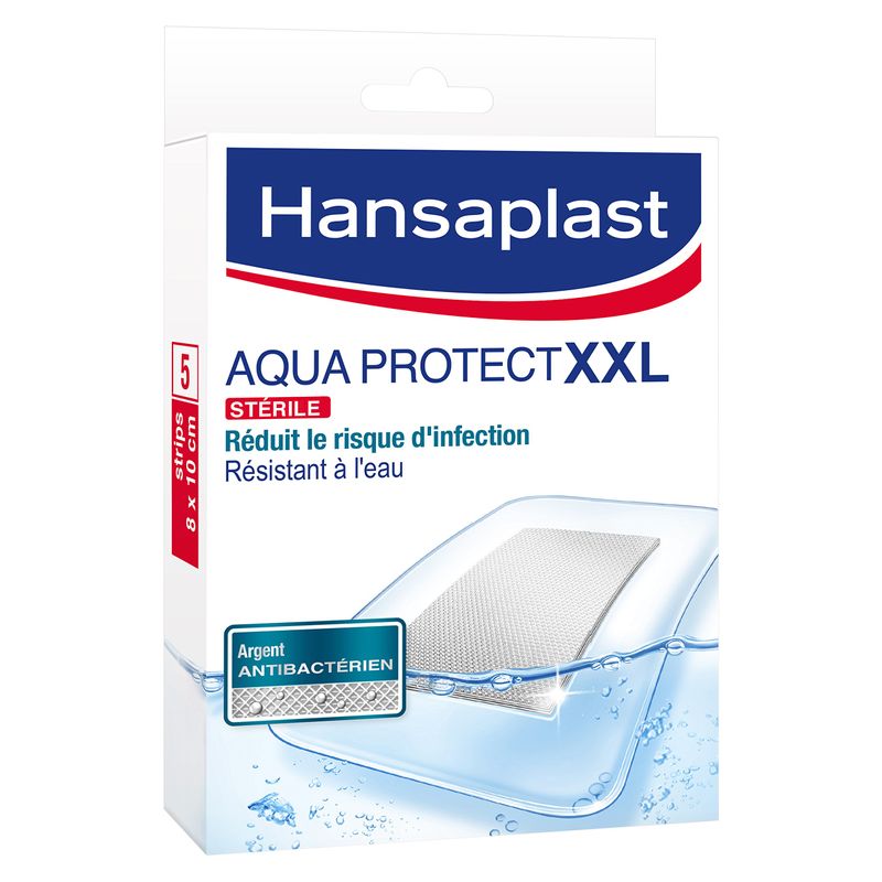 Hansaplast Aqua Protect XXL Set of 5 Plasters 8 x 10 cm - Online ...