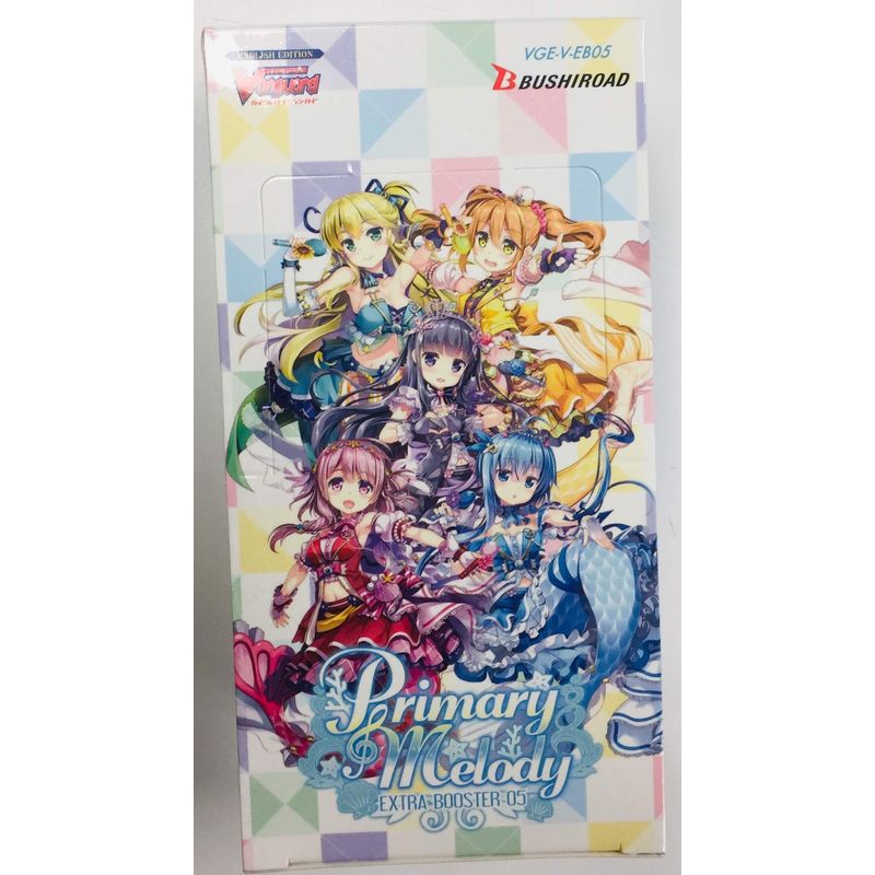 Cardfight Vanguard VGE-V-EB05-EN V-Primary Melody Extra Booster Display ...