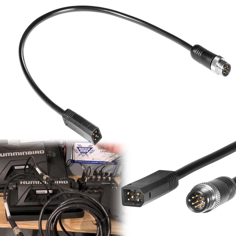 Sunluway 720074-1 AS EC QDE Ethernet Adapter Cable for Humminbird Fish ...