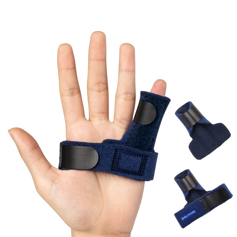 Trigger Finger Splint,Adjustable Finger Support Brace Bonus Fastening ...