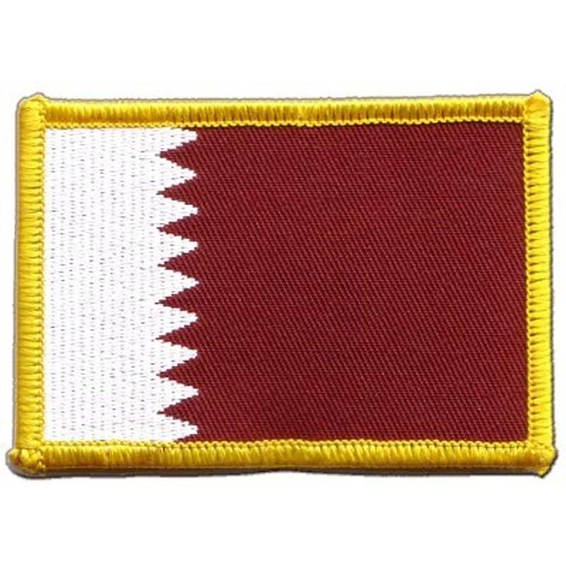 Sew-On Patch Qatar Flag 8 x 6 cm - Online Marketplace - EveryMarket