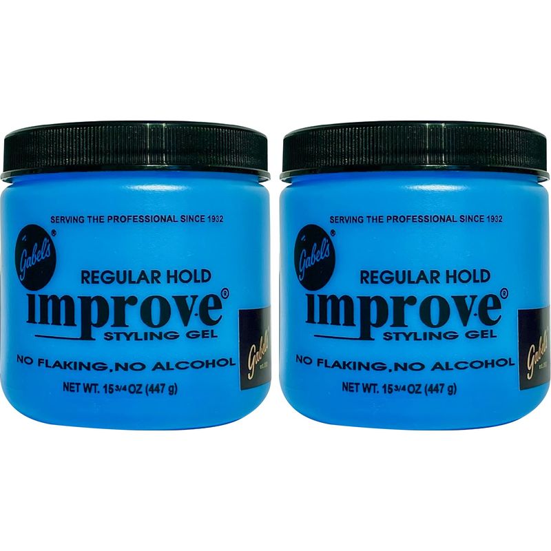 Improve Styling Hair Gel Blue Regular Hold (15.75oz) no pump Authentic ...