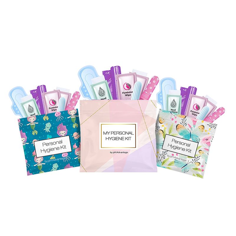 3 x Menstrual All-in-One Kits - Assorted Colors | Convenience on The Go ...