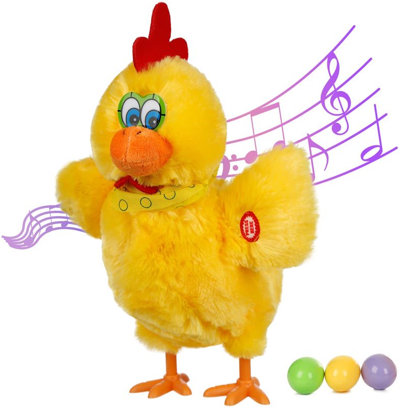 dgdgcool Chicken Toys Electric Chicken Stuffed Animal, Chicken Laying ...