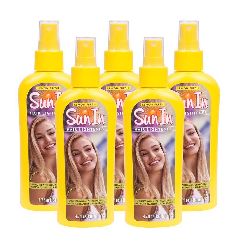 Sun-In Hair Lightener Spray Lemon Fresh 4.70 oz (Pack of 5) - Online ...