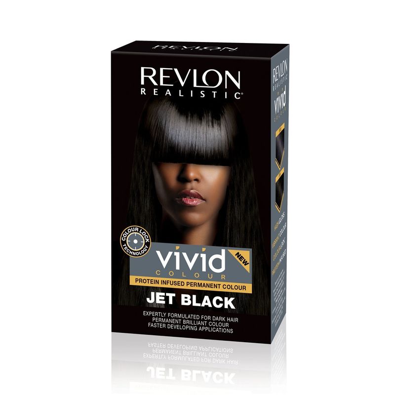 Revlon Realistic Vivid Colour Protein Infused Permanent Color Hair Dye ...