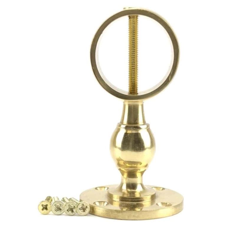 RopeServices UK Brass Finished Decking Rope Standard Handrail Brackets ...