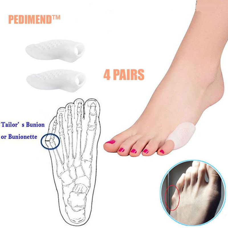 Pedimend™ Tailors Bunion Relief Gel Pads - 8 Pieces | Small Toe Gel ...