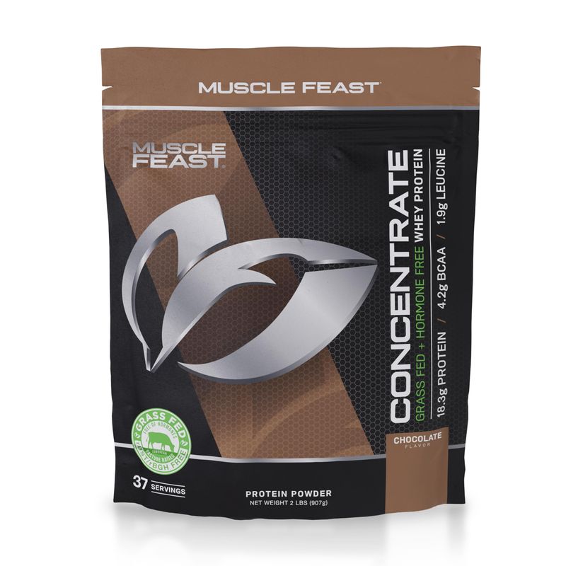 Muscle Feast Grass-Fed Whey Protein Concentrate Powder, All Natural ...