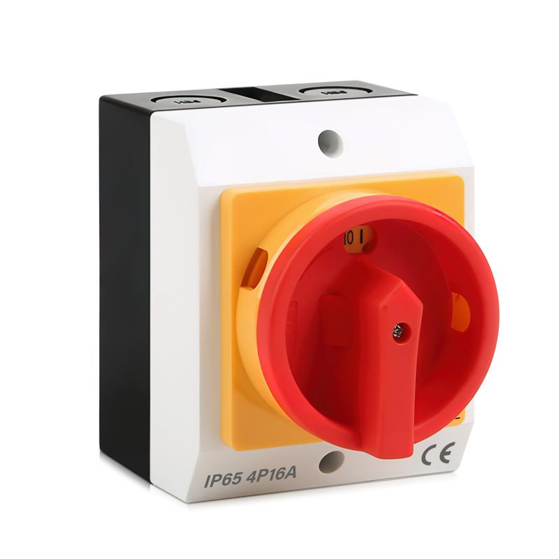 Main Switch 4-Pin Rotary Switch Off Switch: Nizirioo Circuit Breaker ...