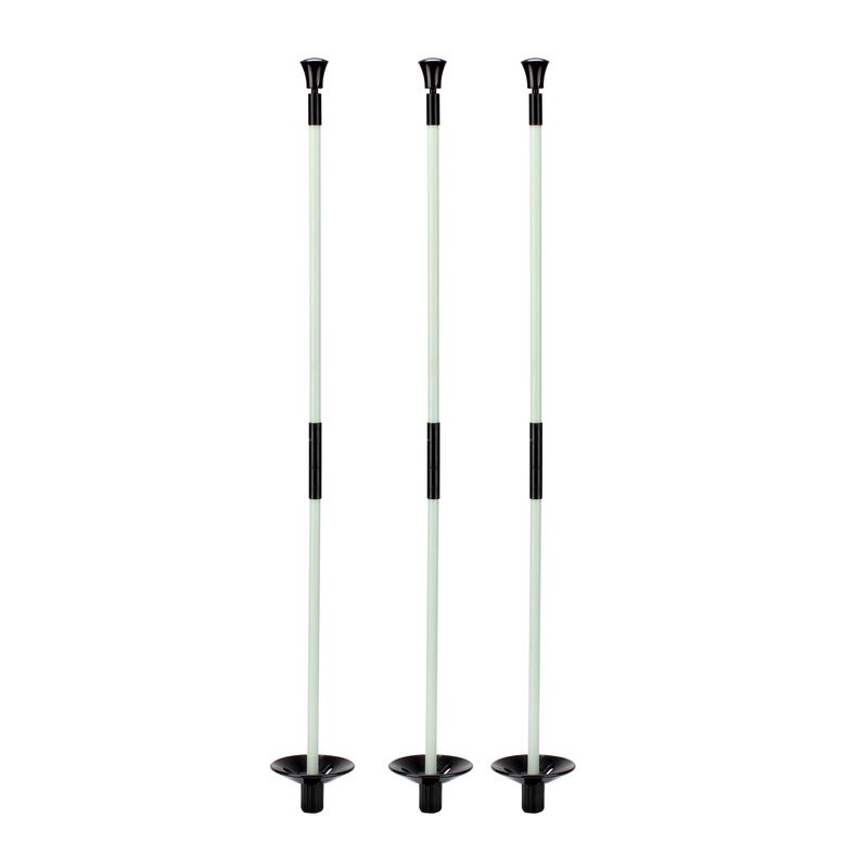 KVMORZE Golf Flagstick, Golf Pole Pin Flagpole Portable Detachable ...