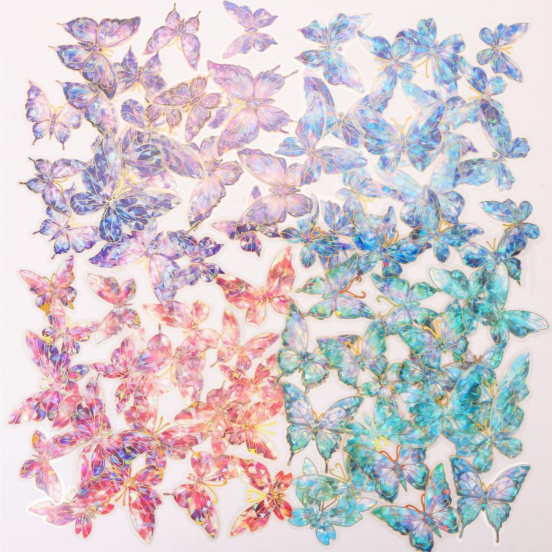 YOVOY Collage Material Seals, Cute, Fashionable, Butterfly Seal Set ...