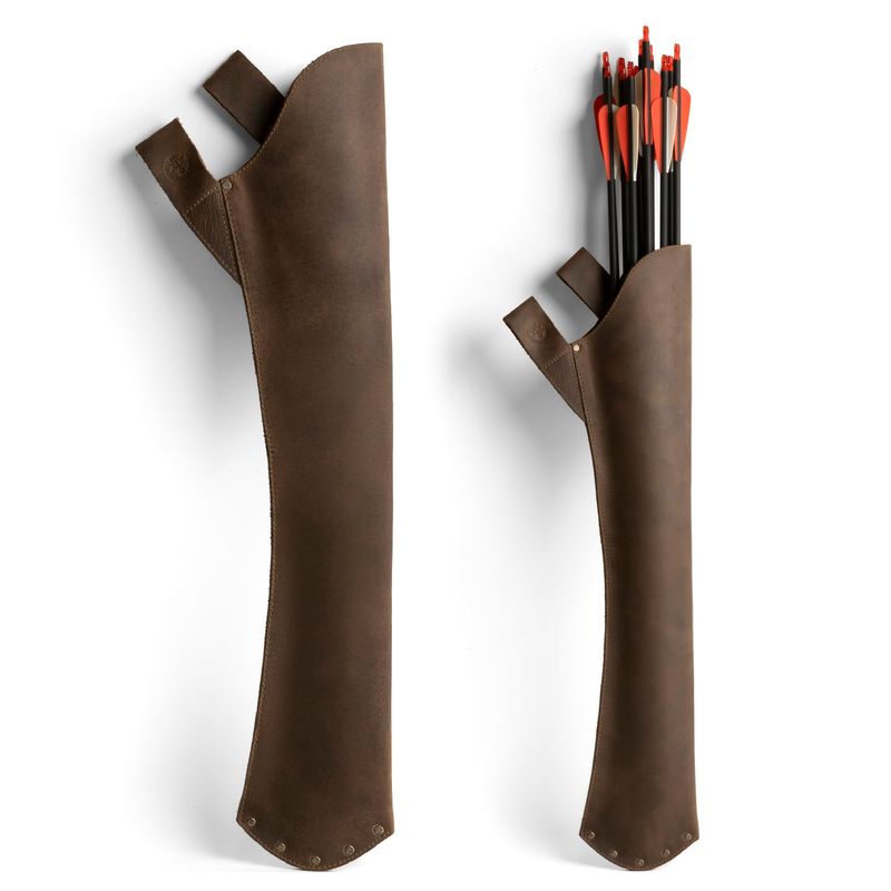Leather Hip Quiver for Arrows, Hunting Quiver Arrow Holder, Archery ...
