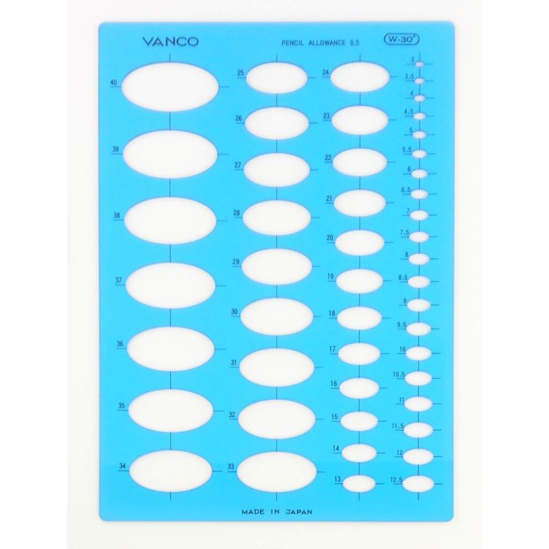 Banco Template Ruler W-30° (Oval Template 30°) - Online Marketplace ...