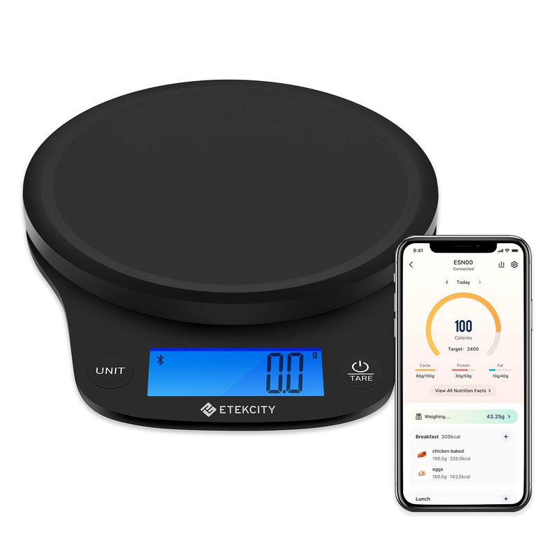 Etekcity Nutrition Smart Food Kitchen Scale, Digital Ounces and Grams ...