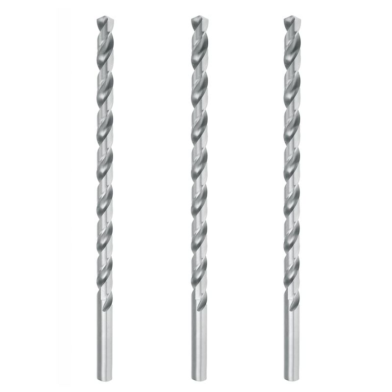 HSS Drill Bit Set 3/8 in. x 12 in. Aircraft Extension Extra Long M2 ...
