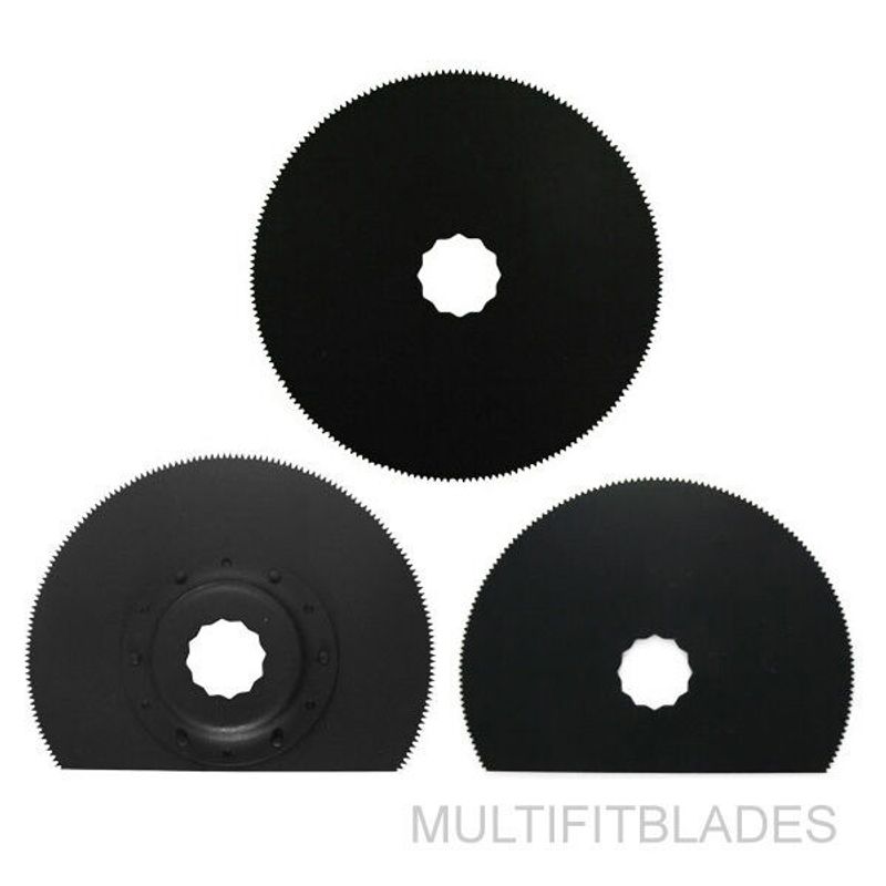 3pc Oscillating Tool Circular Saw Blade Set - fits older Ridgid JobMax ...