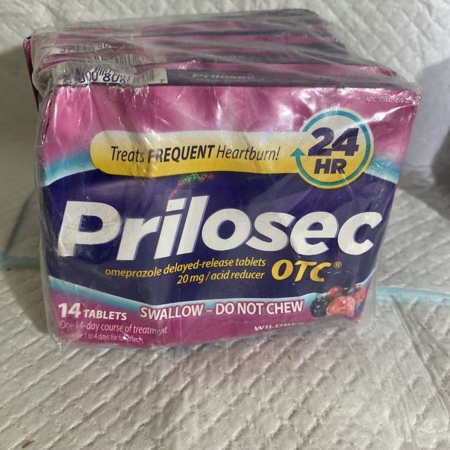 Prilosec Otc Wildberry Tablets Barcode