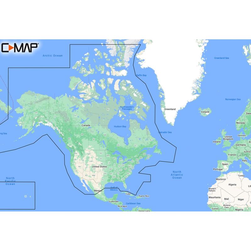 C-MAP Discover North America Lakes US/Canada Map Card for Marine GPS Navigation - Online ...