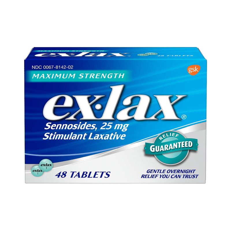 Ex-Lax Ex-Lax Pills Maximum Relief, 48 ct (Pack of 3) - Online ...