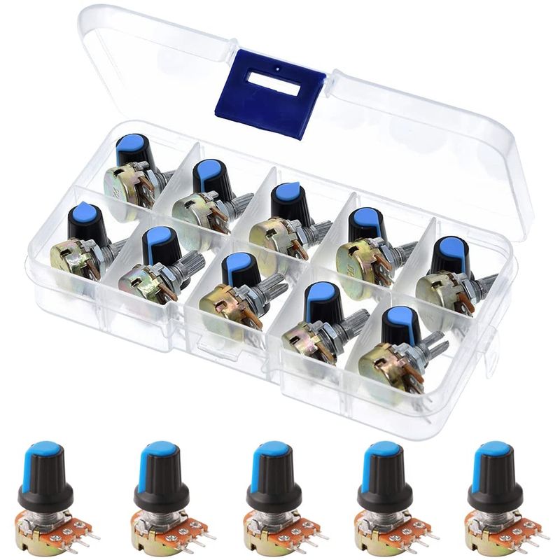 Potentiometer, WH148, 10 Kinds of B1K, B2K, B5K, B10K, B20K, B50K ...