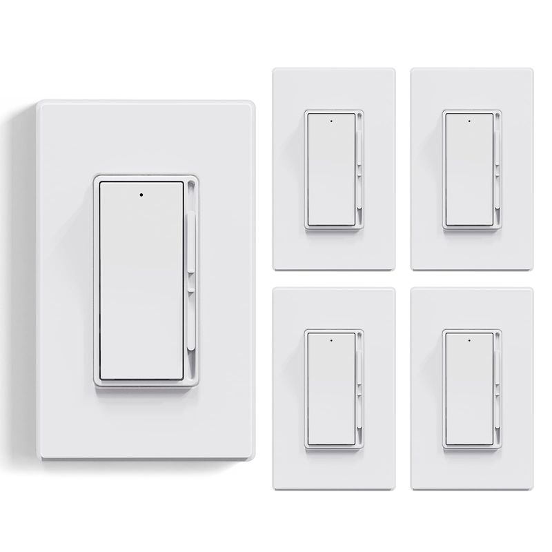 ELEGRP Digital Dimmer Light Switch for 300W Dimmable LED/CFL Lights and ...