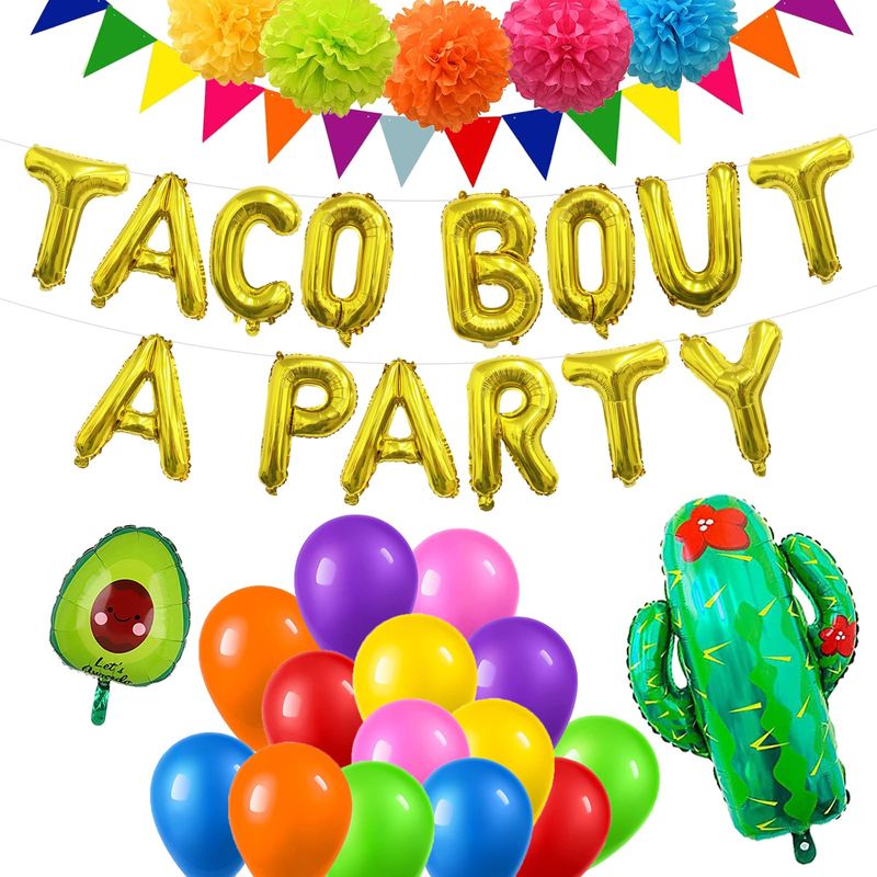 Taco Party Decorations Taco Bout A Party Balloons Decorations Fiesta ...
