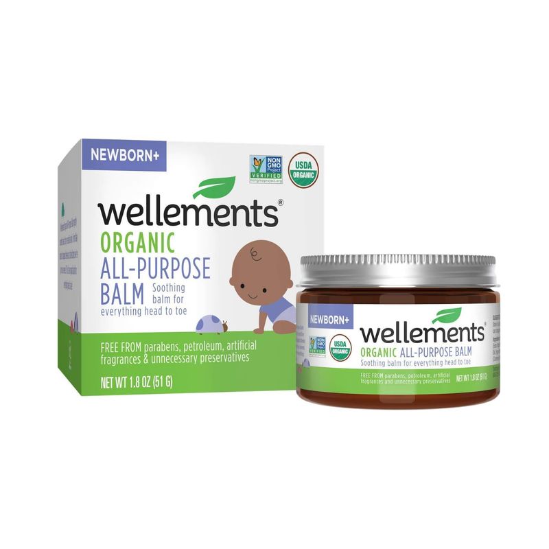 Wellements Organic All Purpose Balm for Babies and Kids | Gentle and ...