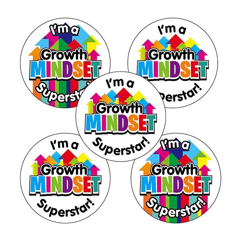 150 I'm A Growth Mindset Superstar Childrens Pupils School Reward ...