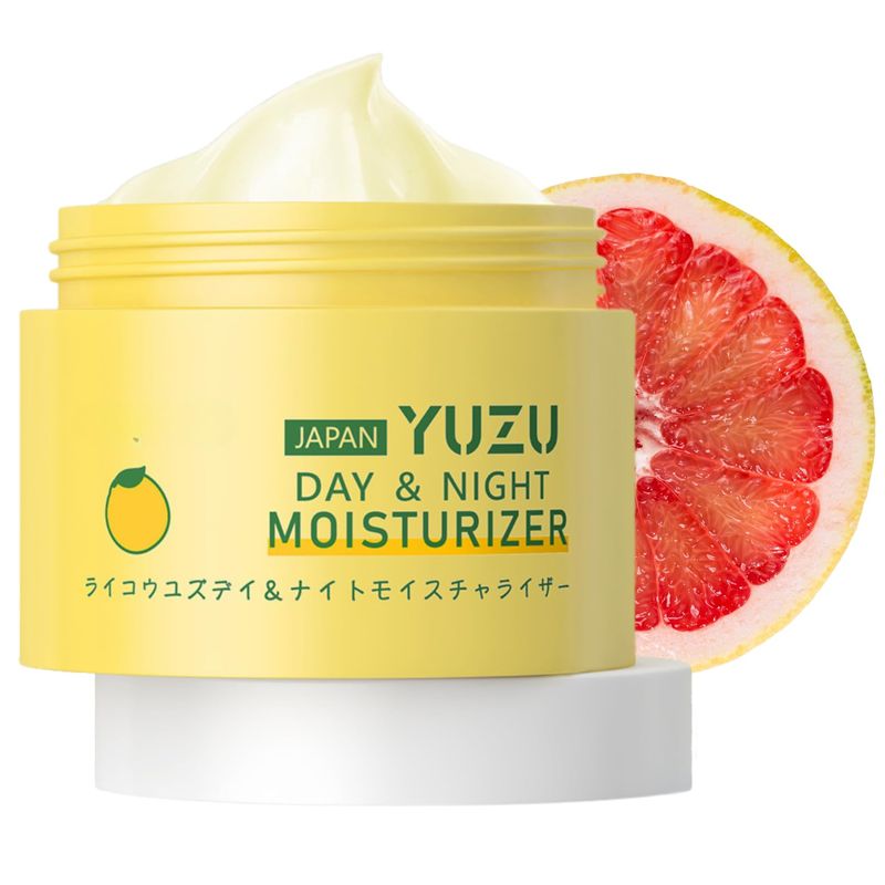 YUZU Day & Night Face Moisturiser, Face Cream for Dry Skin, Moisturiser ...