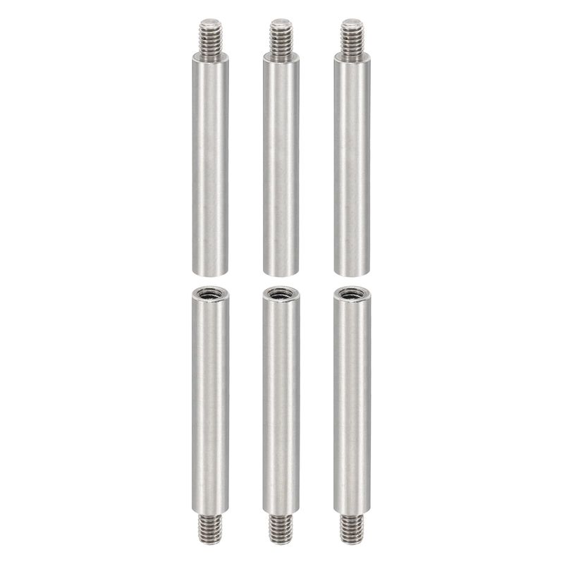 PATIKIL 6pcs M4 Standoffs M4 40+6mm Spacer Standoffs Aluminum Threaded ...