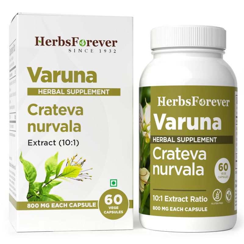 Herbsforever Varuna Nurvala Extract Capsules - Vegan & Gluten Free ...