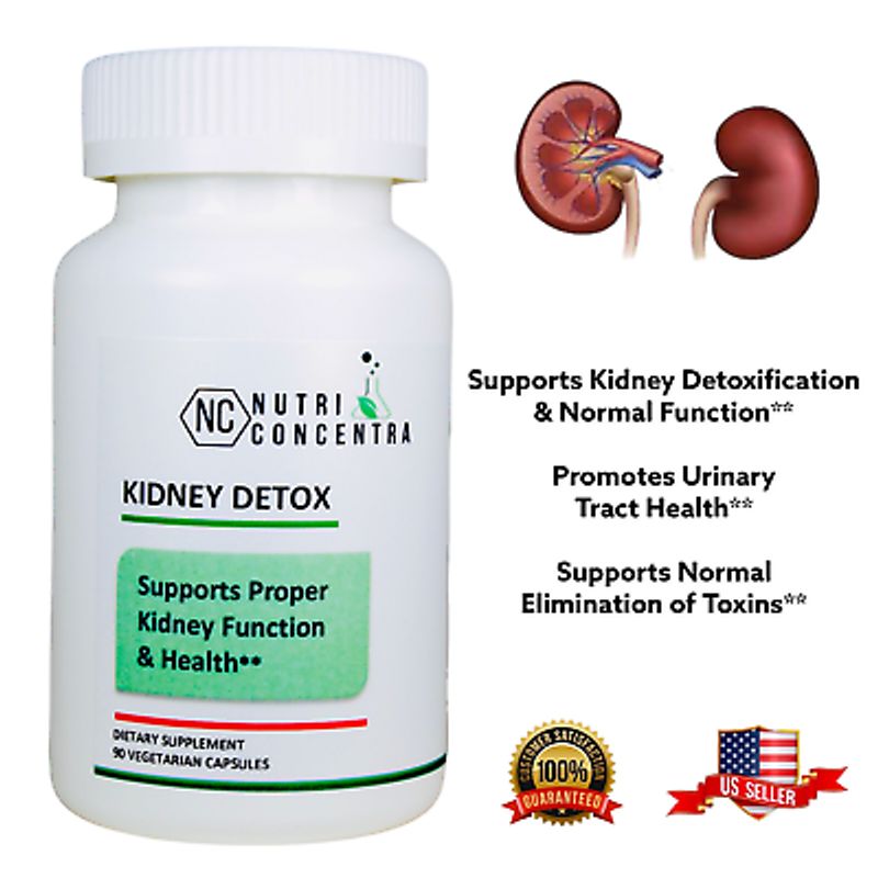 Renal Cleanser, Healthy Kidney, Better Filtration, 90 Capsules, 750 mg ...