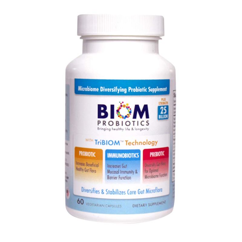 Biom Probiotics 3-in-1 Formula (Cold Shipped) with- 25 Billion Flora ...