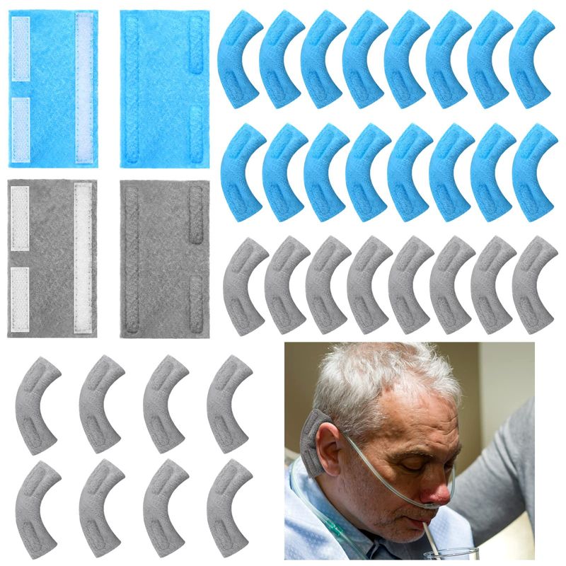 32 Pack Nasal Cannula Ear Cushions Soft Oxygen Ear Pads Comfort Oxygen ...