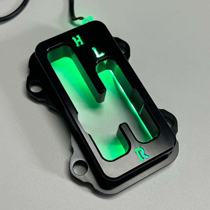 motoparty Shifter Gate for Kawasaki KRX 1000/KRX 1000 4, Black Anodized ...