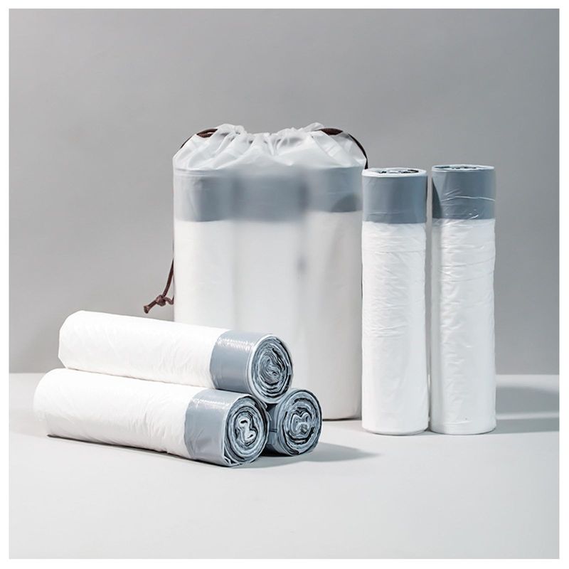 Aocente Drawstring Garbage Bags, 3.2 fl oz (10 L) with Handles ...