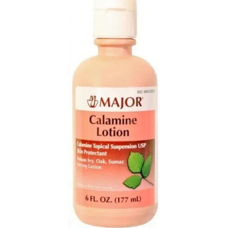 Major Calamine Lotion for Poison Ivy, Sumac, etc 6oz - Online ...