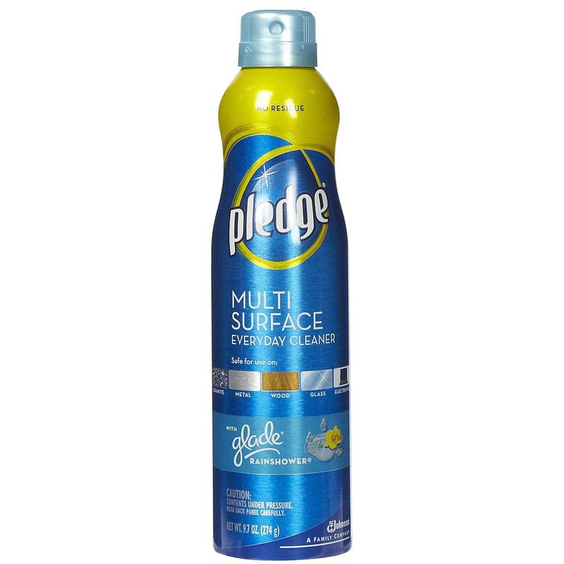 Pledge Multisurface Cleaner Spray, Rainshower Scent - Electronic ...