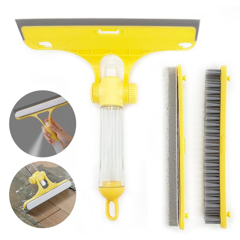 Multi-Purpose Window Squeegee Cleaning Set, 4 in 1 Hand Held Wiper ...