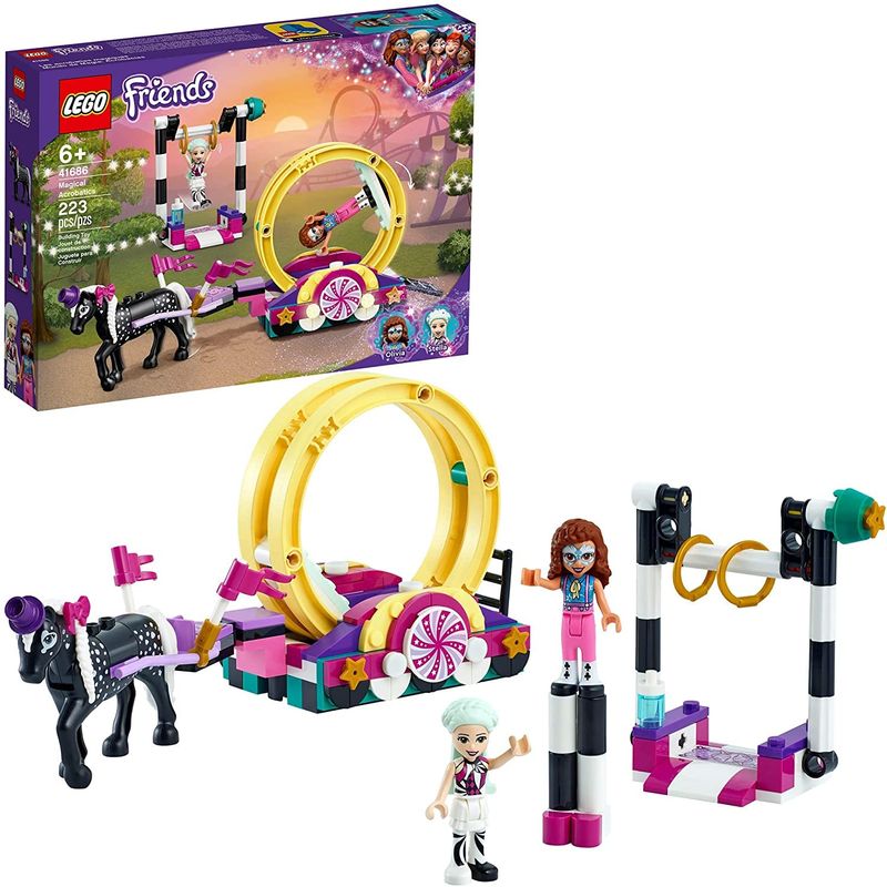LEGO Friends Magical Acrobatics 41686 Building Kit; Carnival Pretend ...