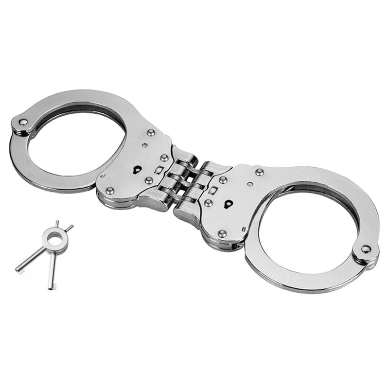 PRO-CUFF England Police Handcuffs. Real Metal Handcuffs. Heavy-Duty ...